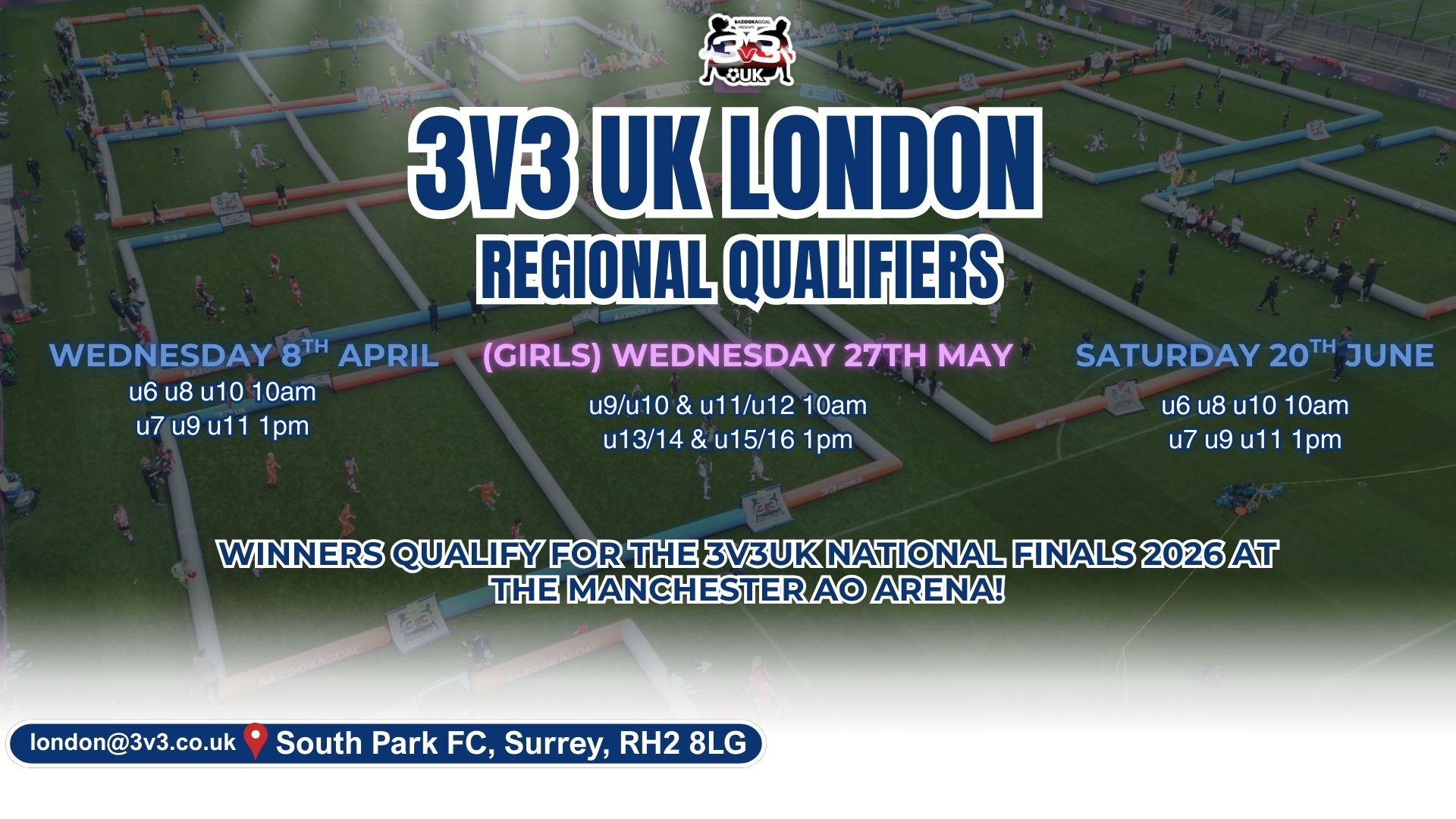 3v3 UK Football Tournaments