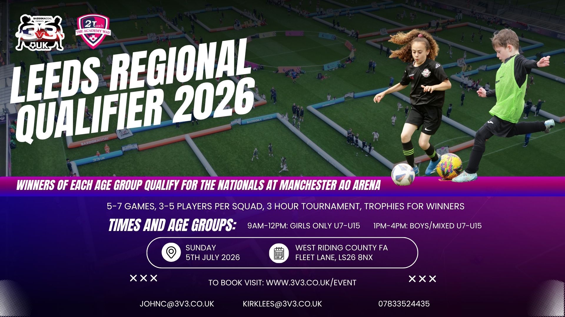 3v3 UK Football Tournaments